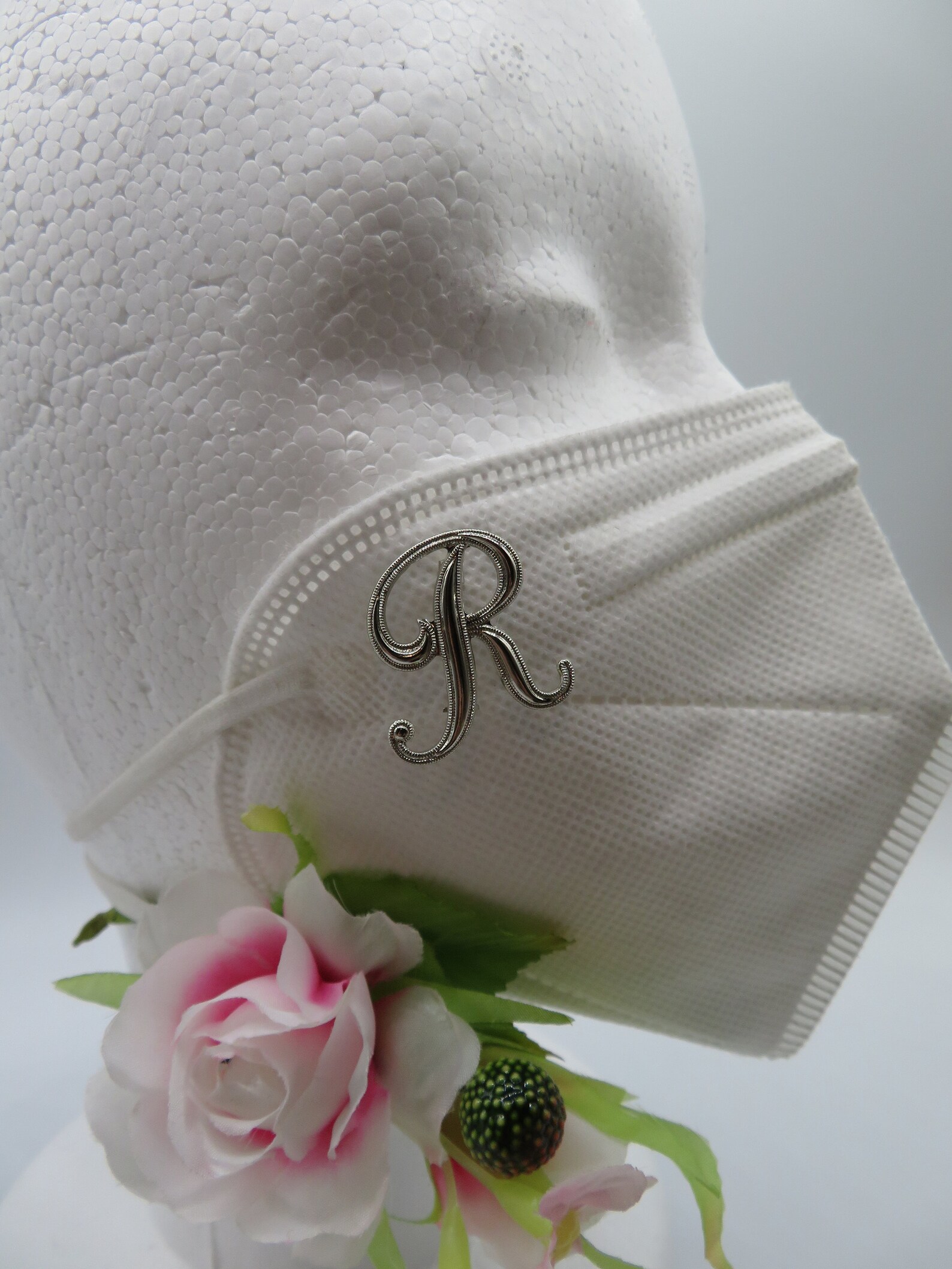 Lapel Pin Letters Vintage Monogram Brooch in Forme R - Etsy