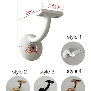 Metal Handrail Bracket, Modern Handrail Bracket, Wall Mount Bracket ...