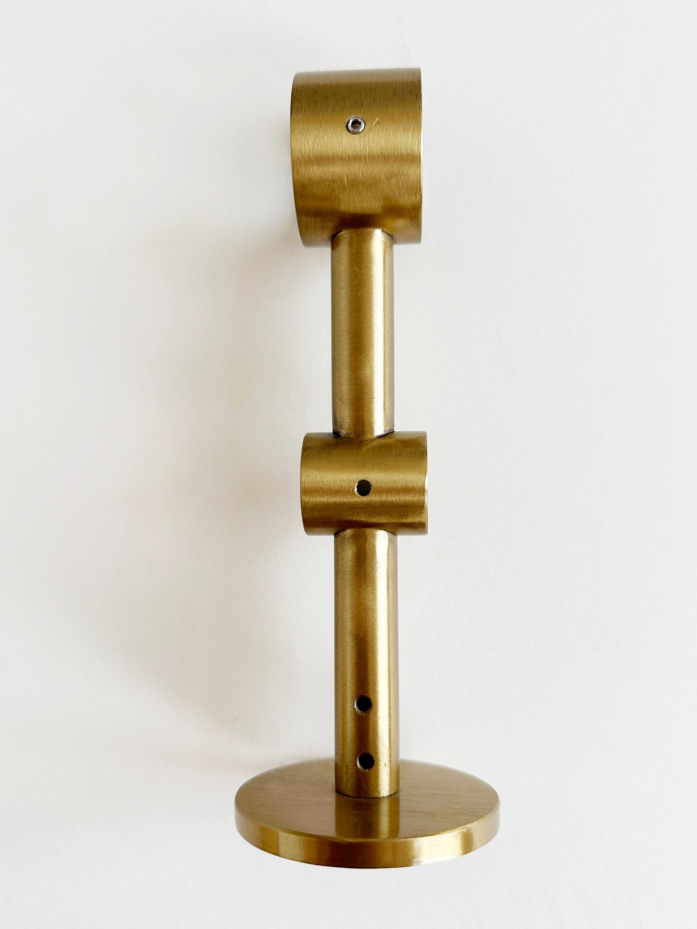 Transparent Plexiglass Double Bracket Curtain Rods, Curtain Rods to ...