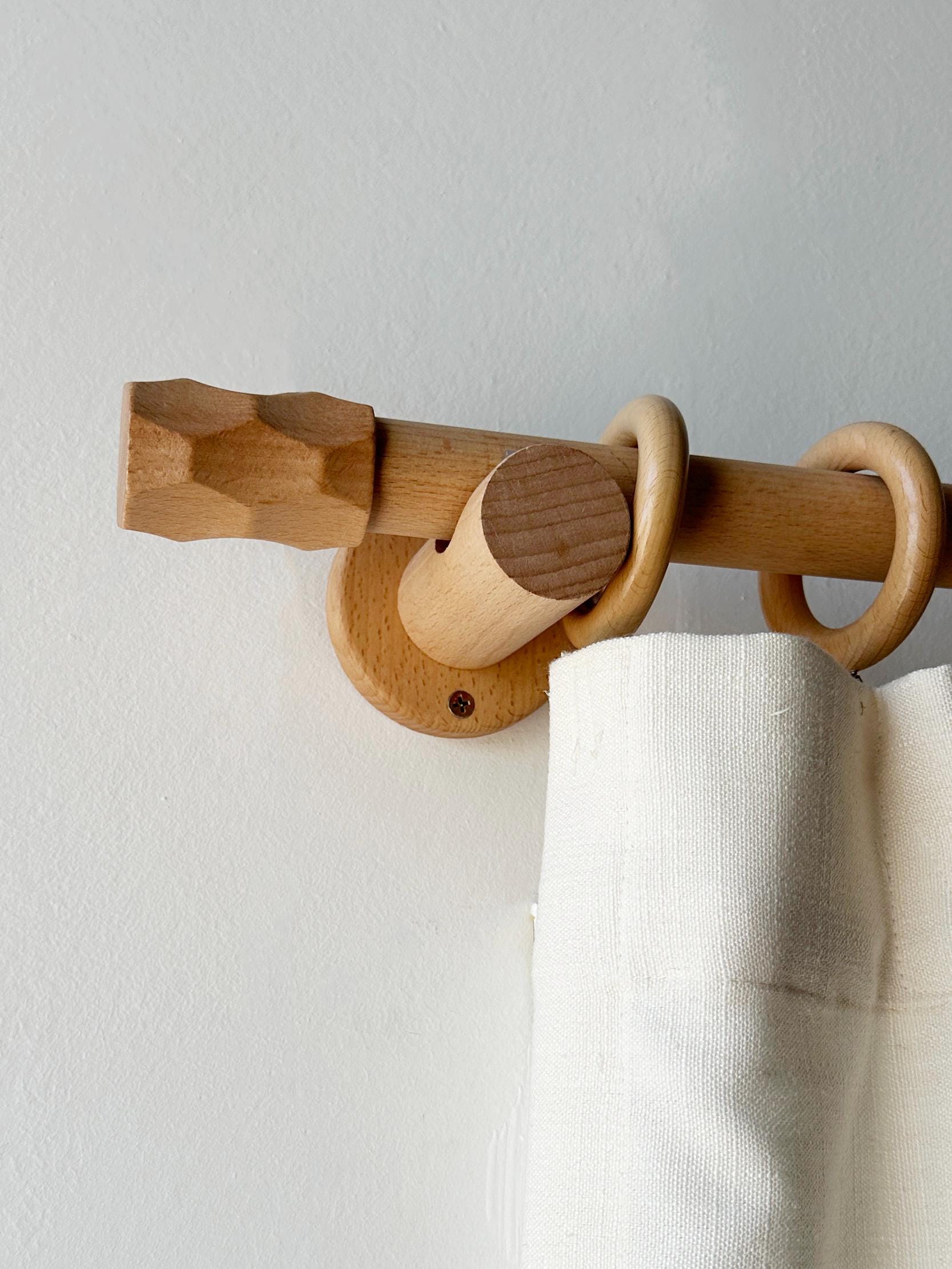 Custom Wooden Curtain Rods,wooden Curtain Rod for Windows,curtain Rod ...