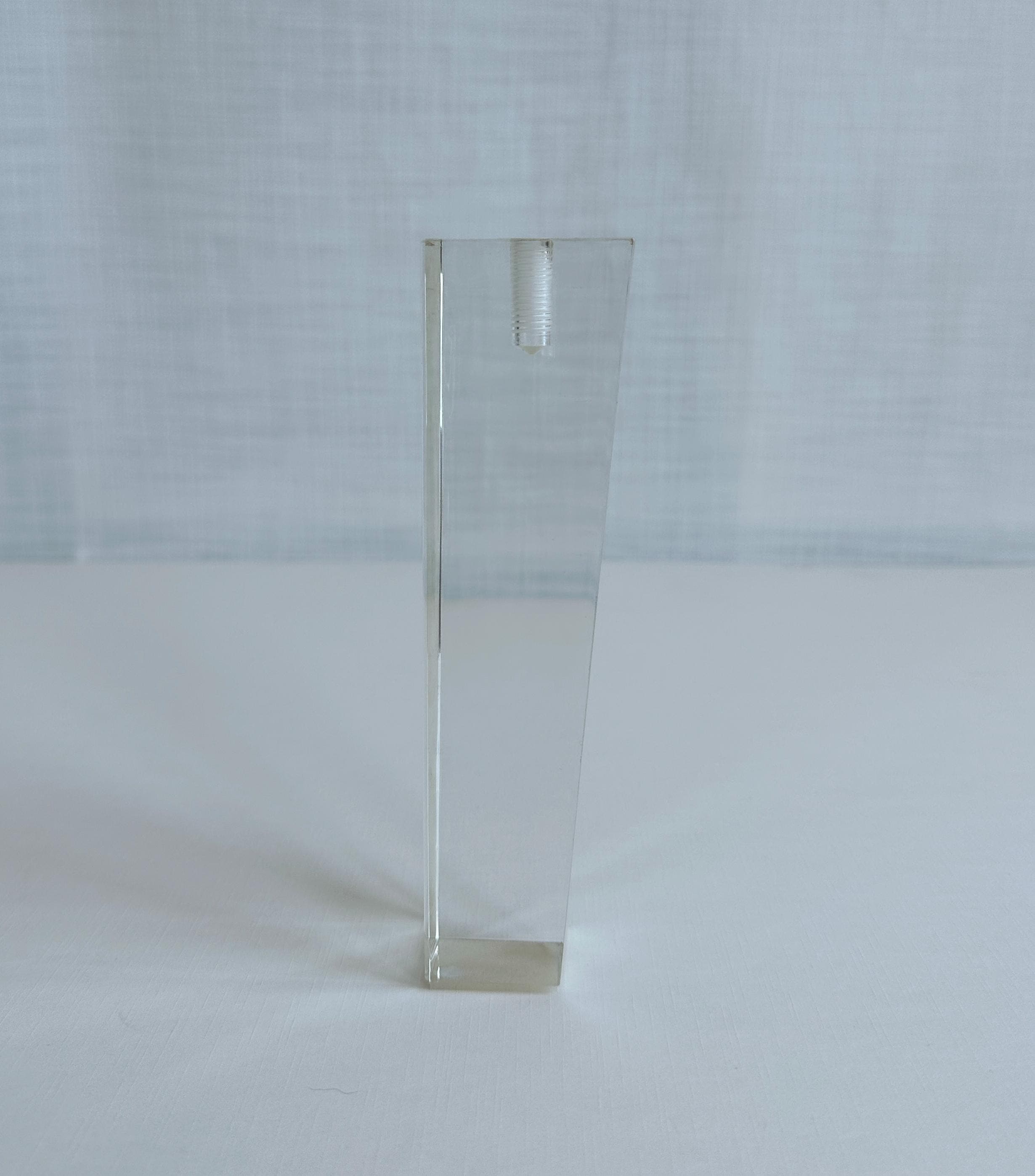 1 Rectangular Angled Acrylic Furniture Foot, High Quality Clear Acrylic ...