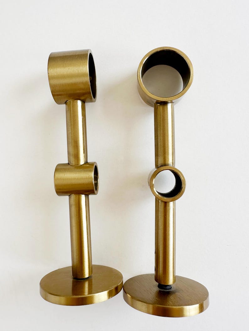 Transparent Plexiglass Double Bracket Curtain Rods, Curtain Rods to ...