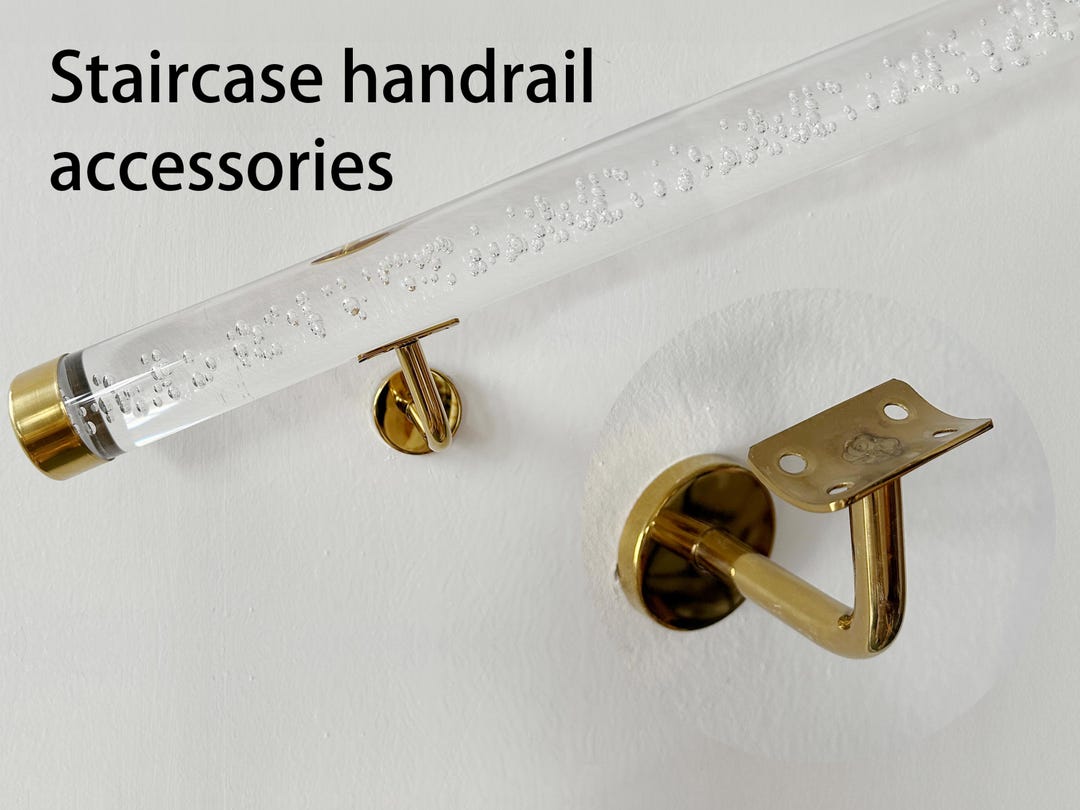Gold Handrail Brackets, Modern Handrail Brackets, Wall Mounting ...