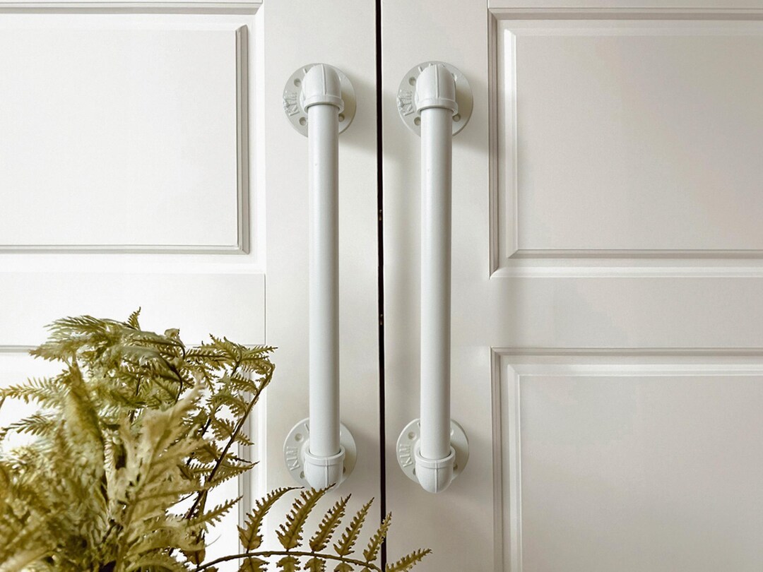 Cream Door Handles, Length 30-100cm, Metal Door Handles， Modern Style ...