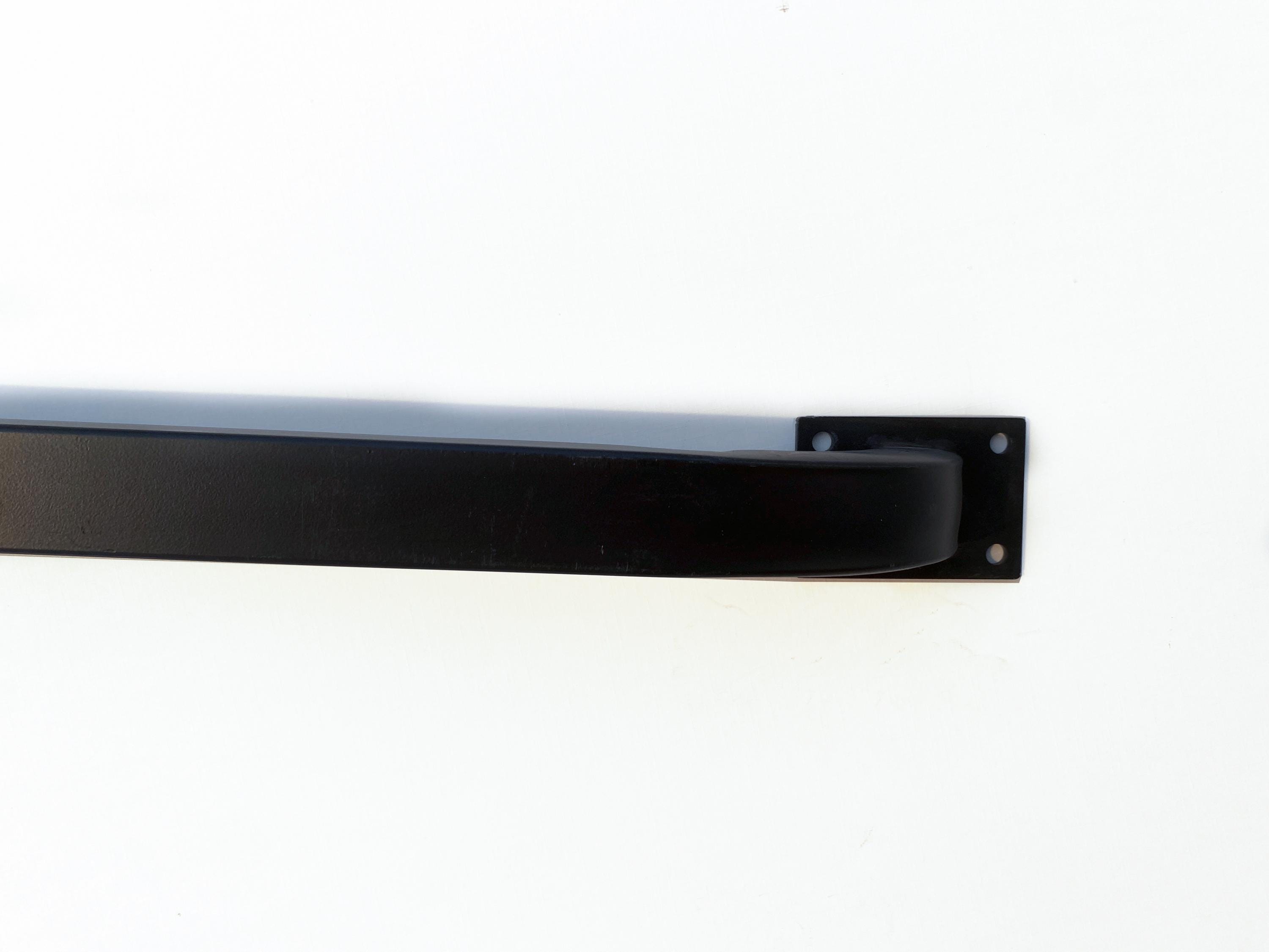 Black Metal Stair Handrails, Square Stair Handrails, Wall Handrails ...
