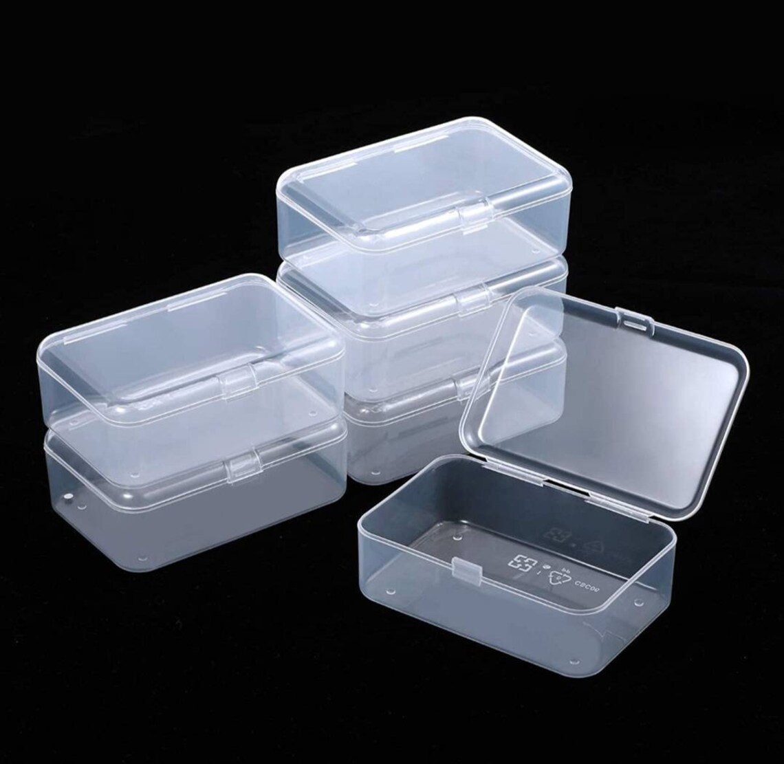6 Packs Small Plastic Storage Containers - Etsy
