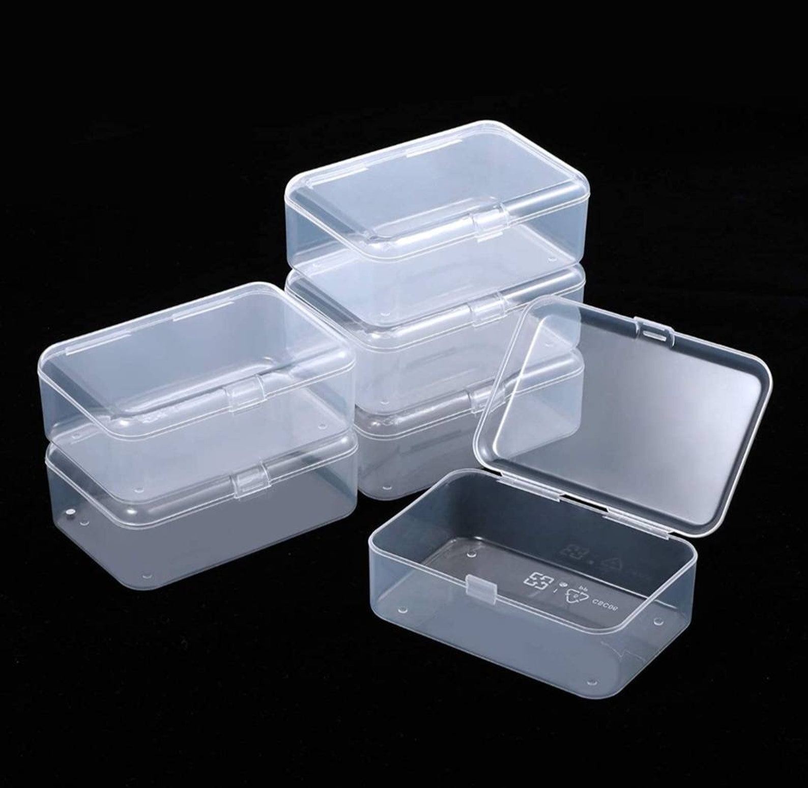 6 Packs Small Plastic Storage Containers - Etsy