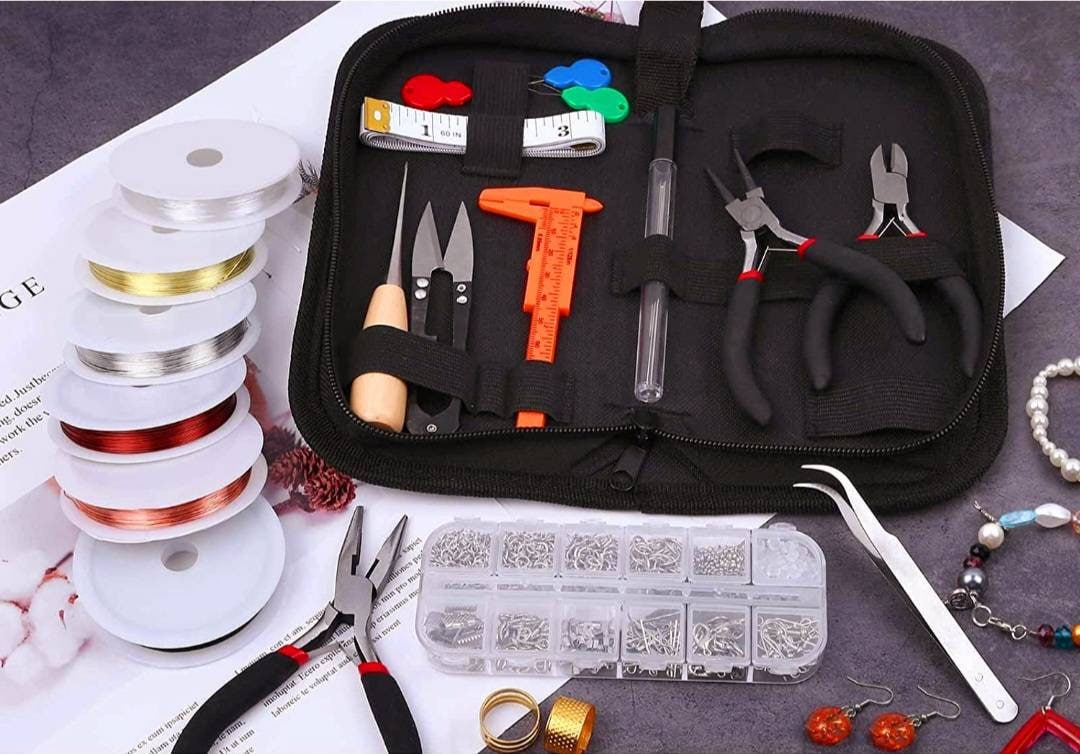 Jewelry Wire Wrapping Jewelry Making Supplies Kit With Craft Ring Wire ...