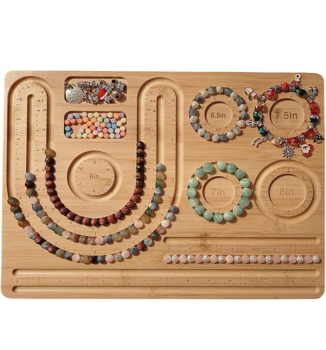 Wooden Bead Design Board for Jewelry Making,jewelry Making Tray for ...