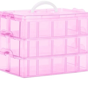 Clear Plastic Beads Storage Container and Organizer 3 Color - Etsy