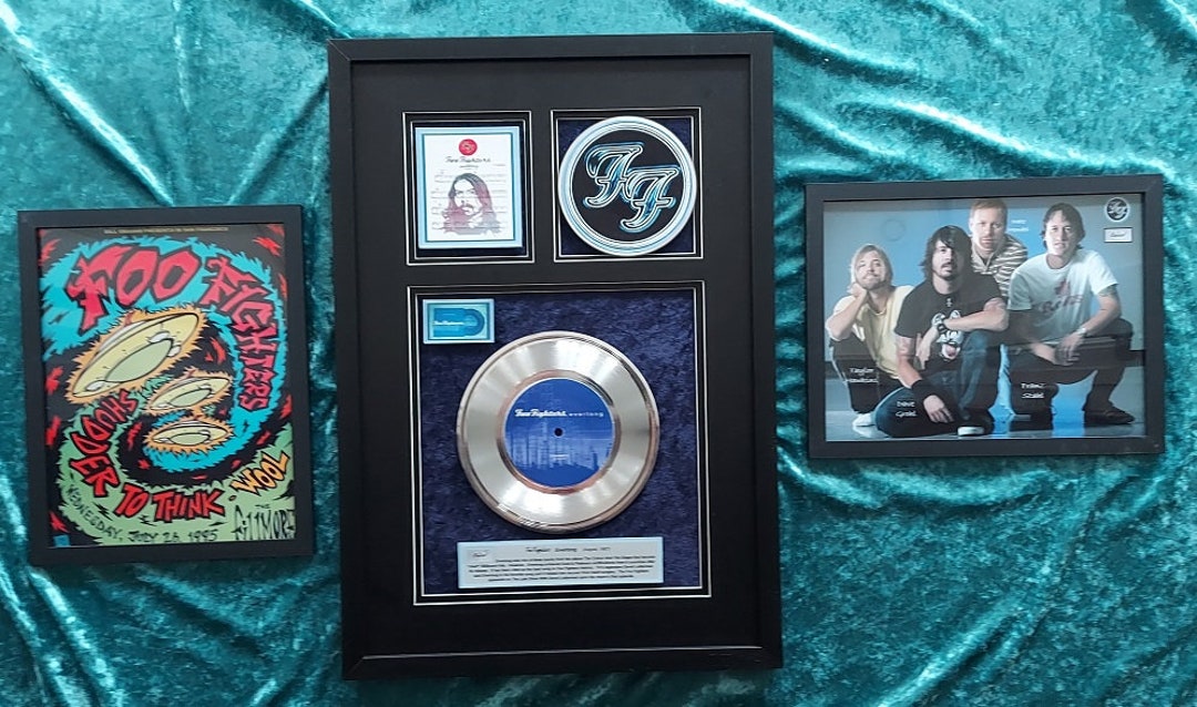 Foo Fighters "everlong" Single Award 15" X 21" + Extras - Etsy
