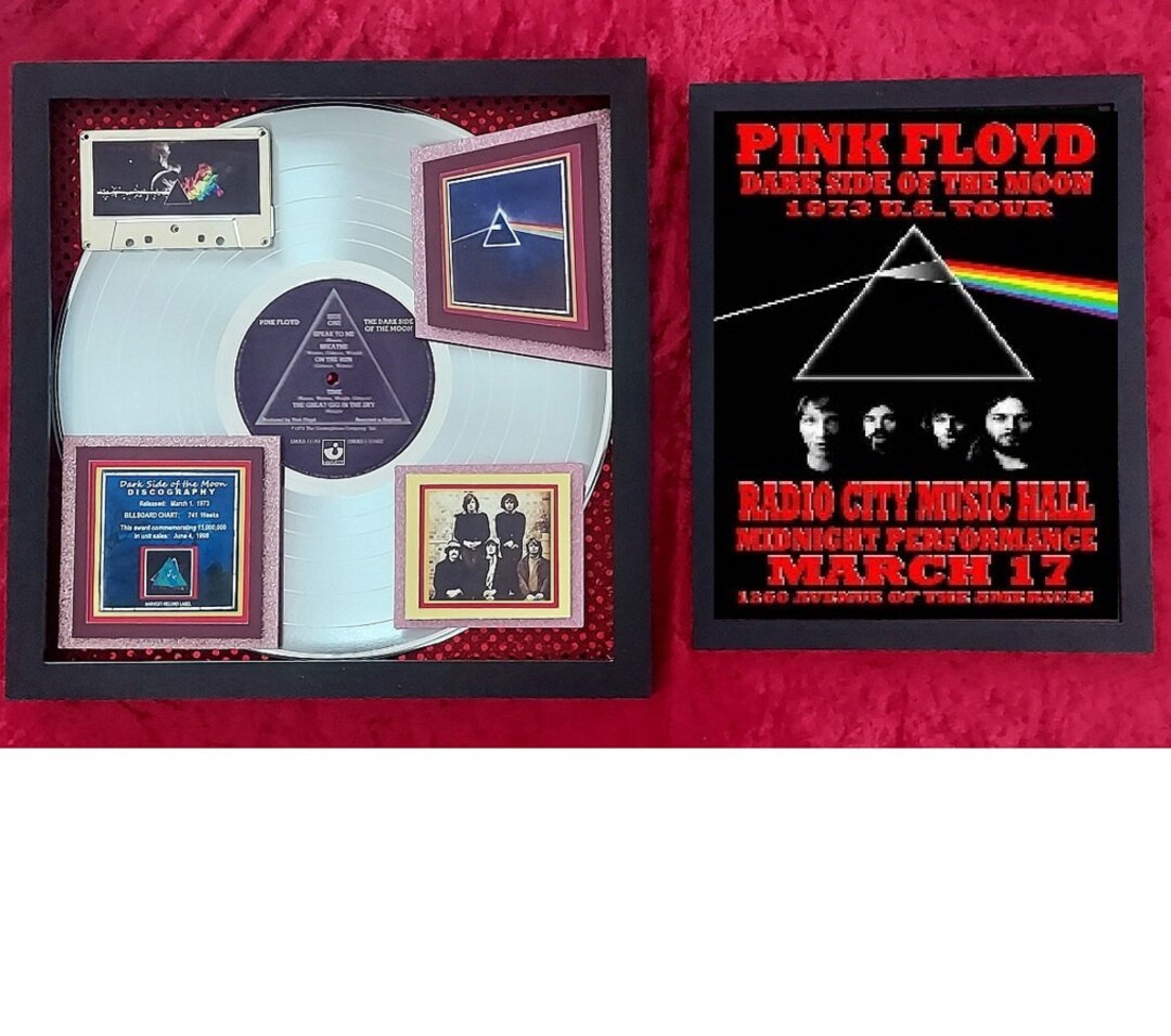 PINK FLOYD - Dark Side of the Moon Award + Concert Flyer - Etsy