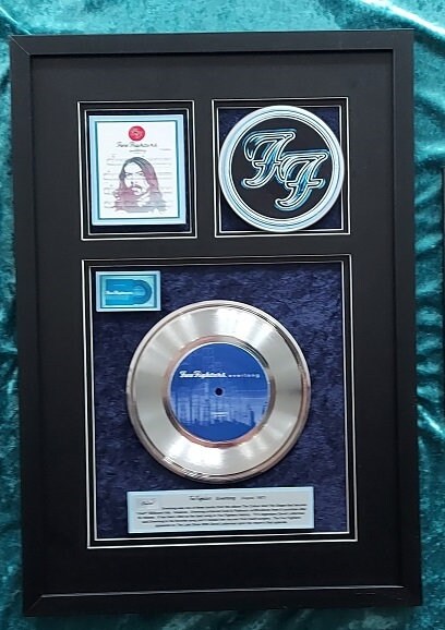 Foo Fighters everlong Single Award 15 X 21 Extras - Etsy