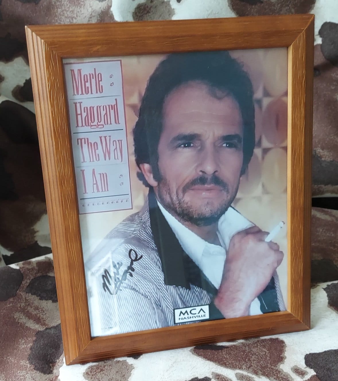 Merle Haggard Hand-signe MCA Promo Photo From the Way I - Etsy