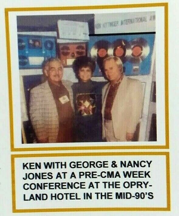 George Jones / Merle Haggard - HAND SIGNED "yesterday's Wine" Promo ...