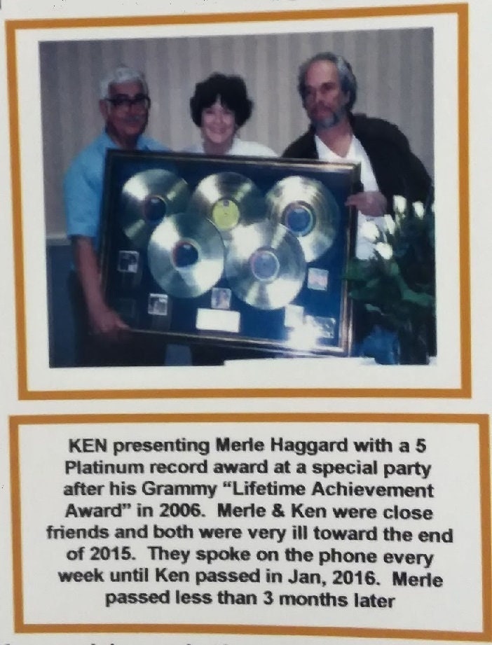 Merle Haggard (in Black Hat) HAND-SIGNED / Very Rare W/coa - Etsy