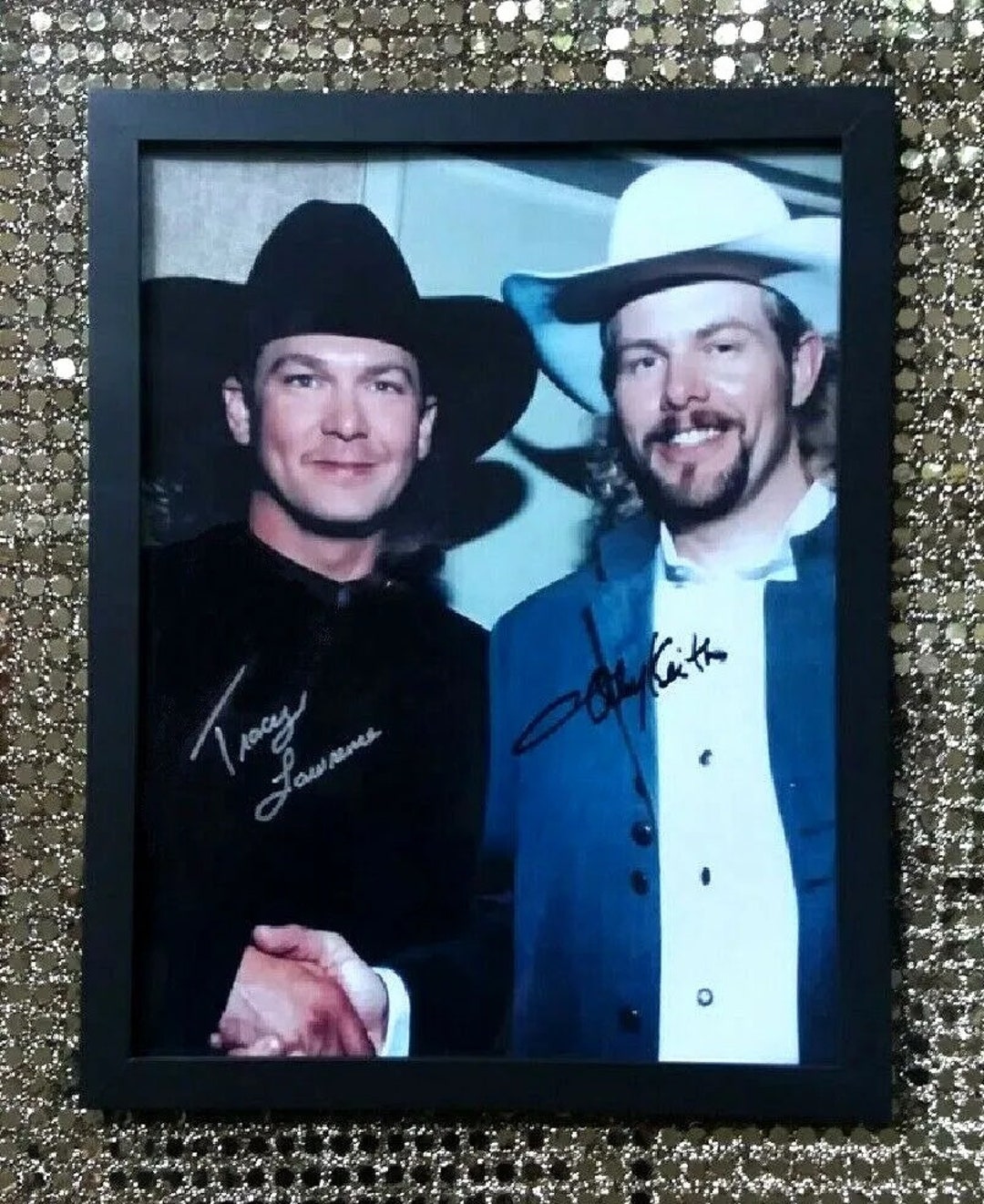 Toby Keith & Tracey Lawrence OPRY BACKSTAGE Hand-signed Photo - Etsy