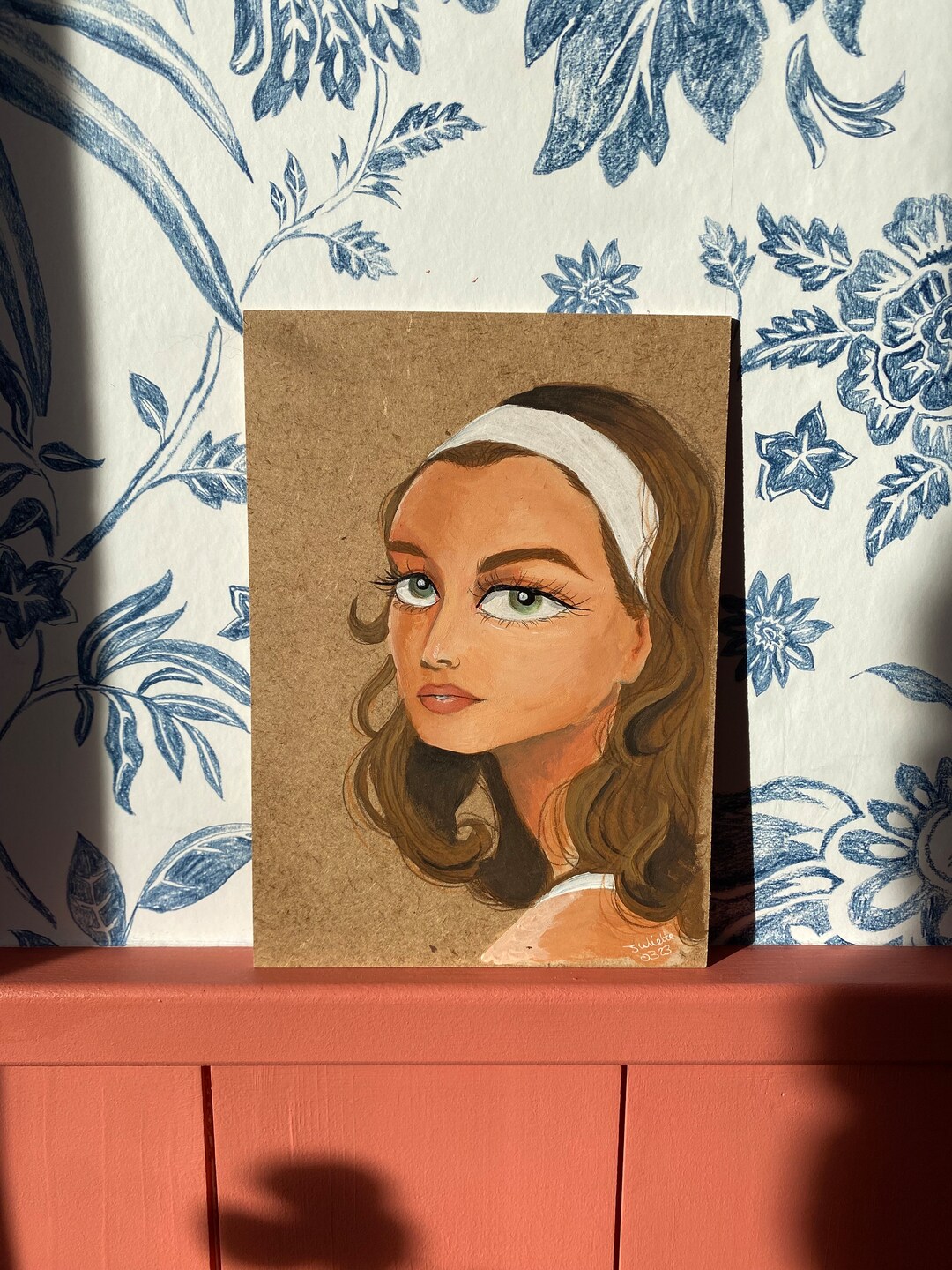 Portrait Romy Schneider - Original - Etsy
