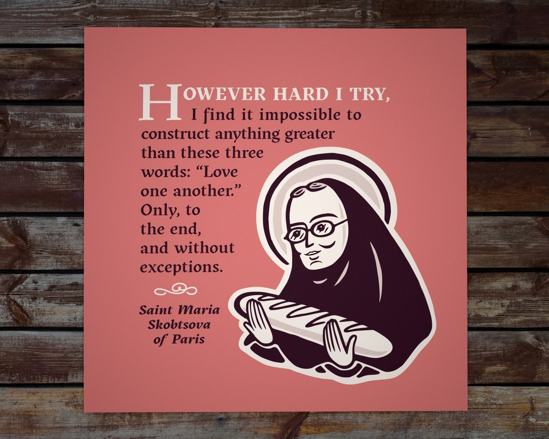 St. Maria Skobtsova of Paris Poster Print: Saints of the Orthodox ...