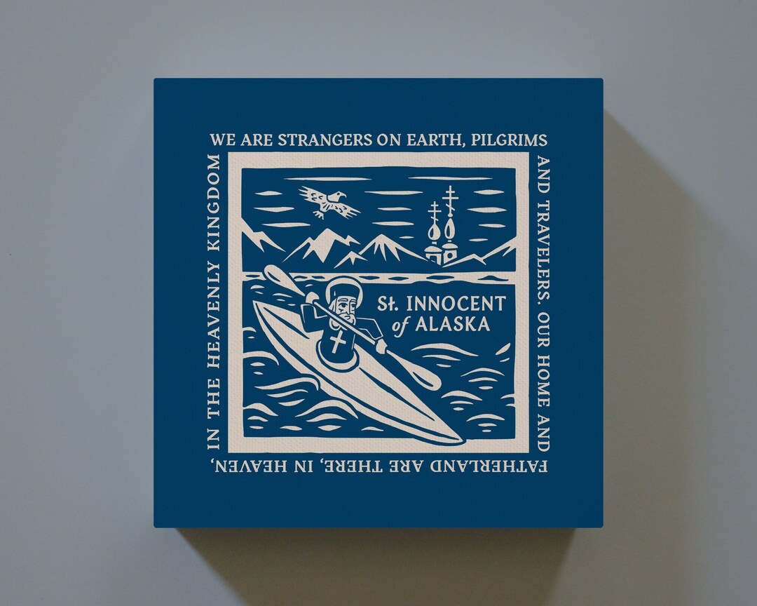 St. Innocent of Alaska strangers, Pilgrims and Travelers Canvas Print ...