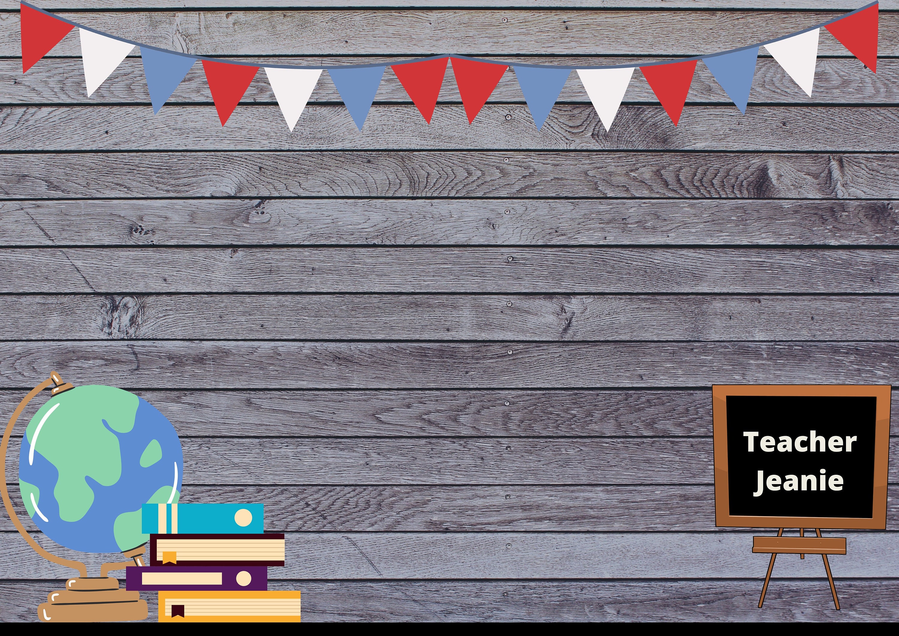 Digital Custom Classroom Background for Online Teaching - Etsy