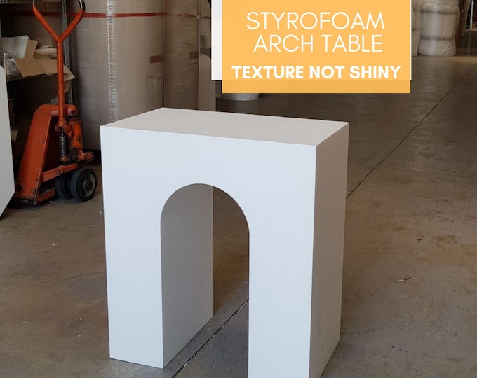 Styrofoam Table, Cake Base Support, White Stand for Party Decor, Arch ...