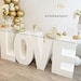 Love Giant Letters, Styrofoam Letter Table for Wedding, Wedding Cake ...