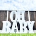 Oh Baby Letter Table, Xxl Party Decorations for Baby Shower, It's a Boy ...