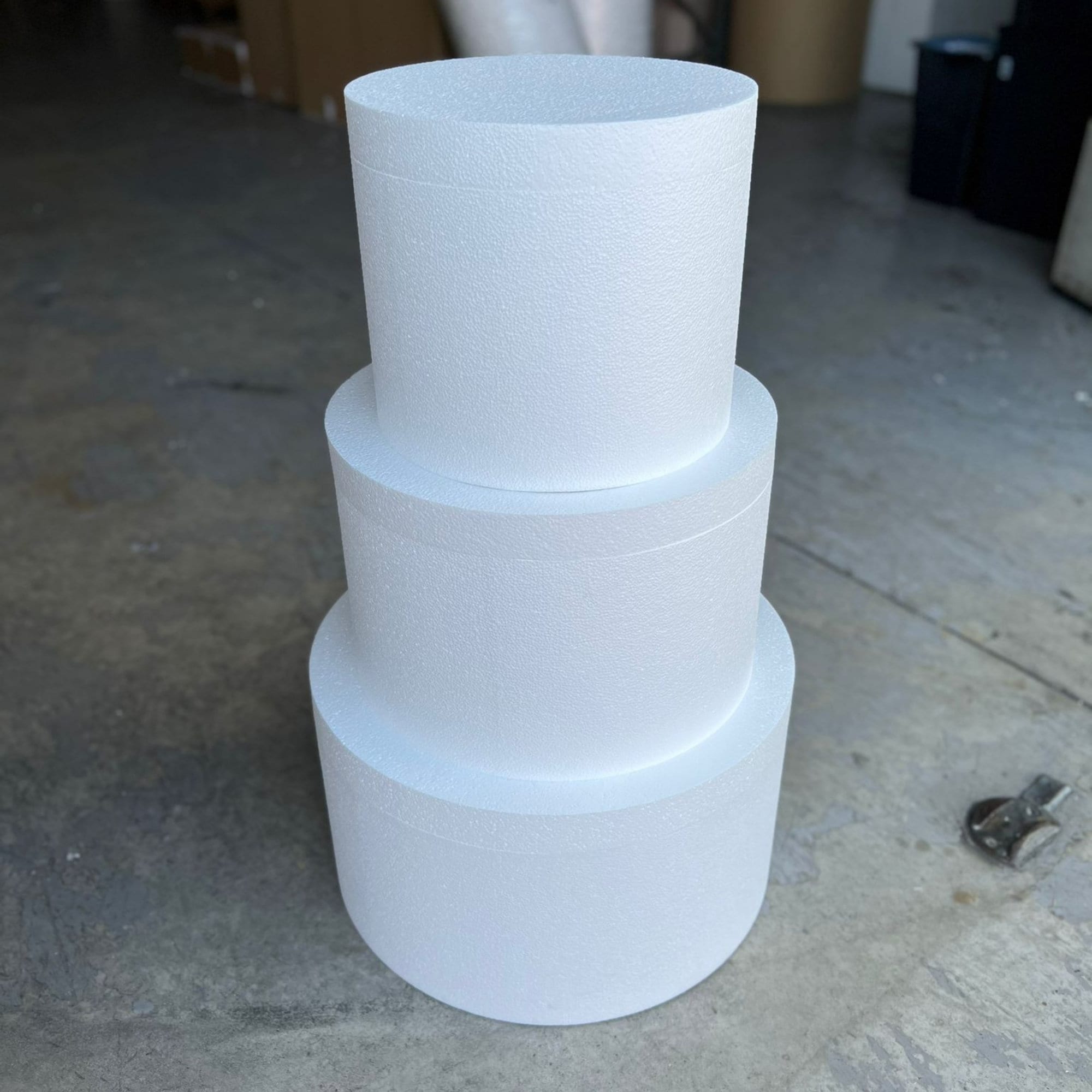 Styrofoam Cake Props Foam Cylinders Cake Base Support - Etsy