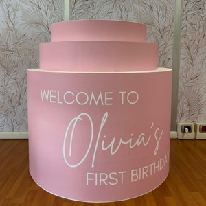 Display Stand Party, Mocktail Stand for Party, White Stand for Party ...