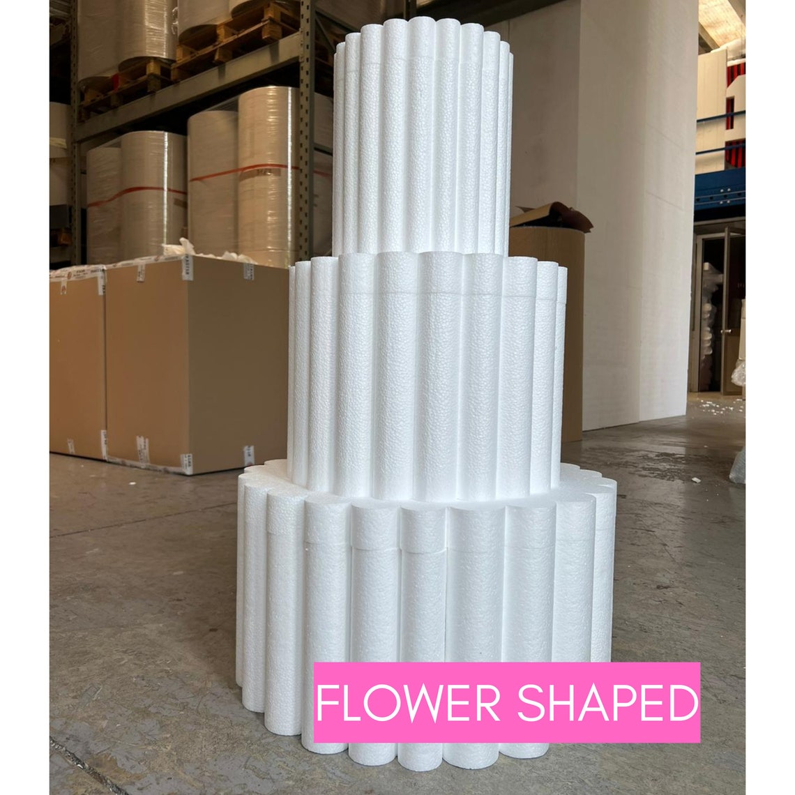 Styrofoam Cake Props, Foam Cylinders, Cake Base Support, Pillar for ...