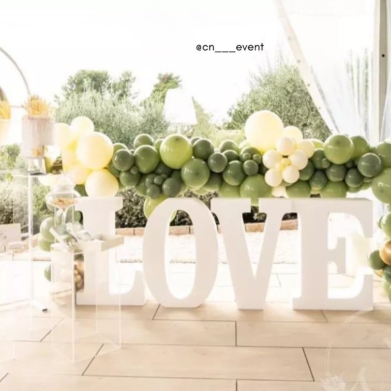 Love Letter Table Wedding Cake Support Styrofoam Giant - Etsy