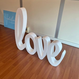 Love Foam Letters, Romantic Decor Idea, Valentine's Day, Wedding ...