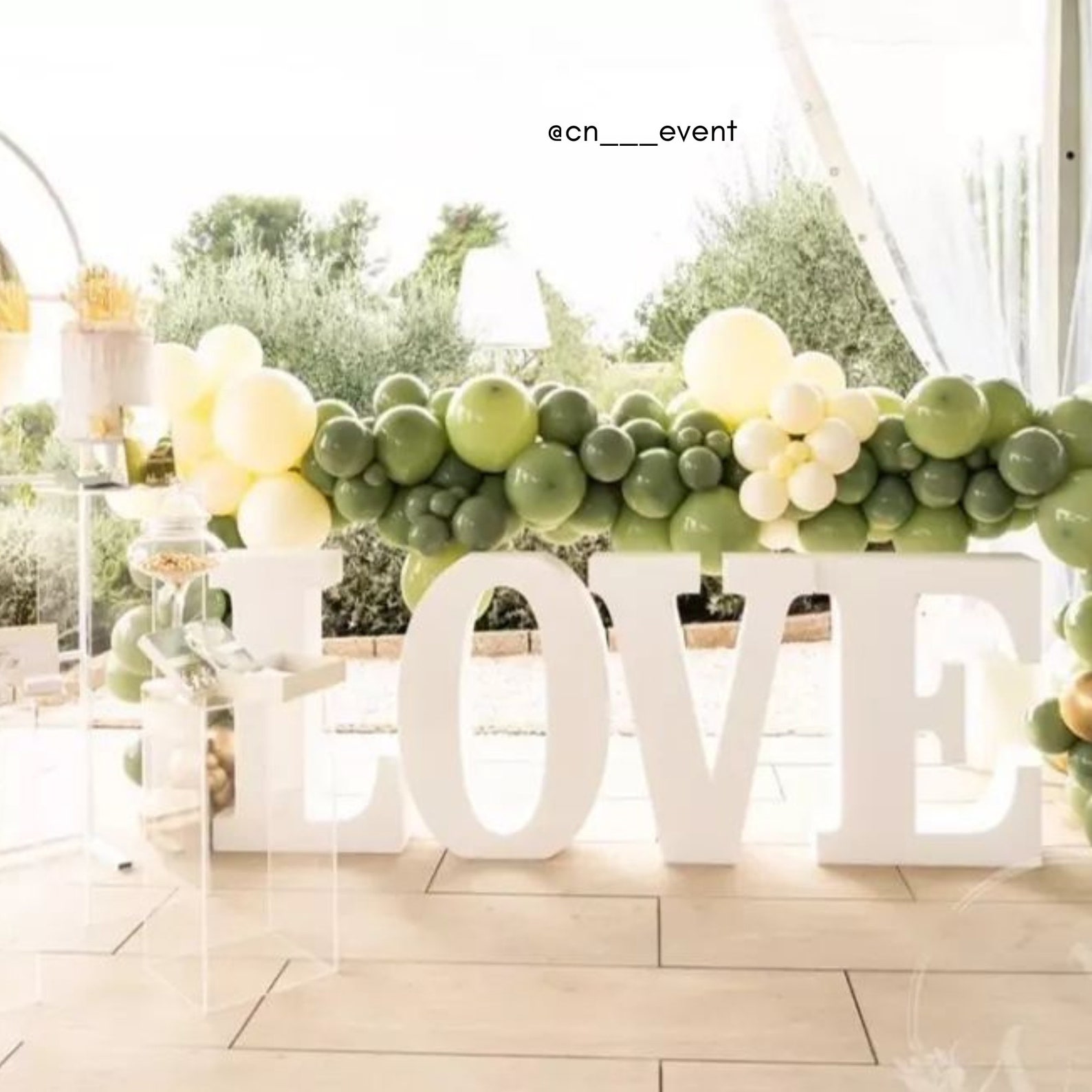 Love Giant Letters Styrofoam Letter Table for Wedding - Etsy