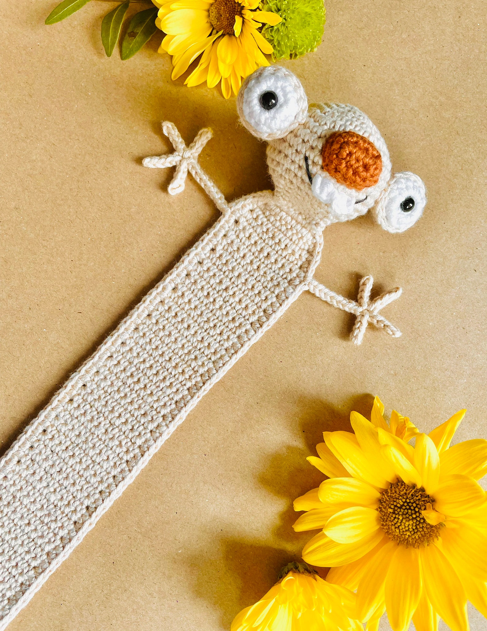 Crochet Sid Bookmark – Amigurumi Sloth Gift – Ice Age Inspired ...
