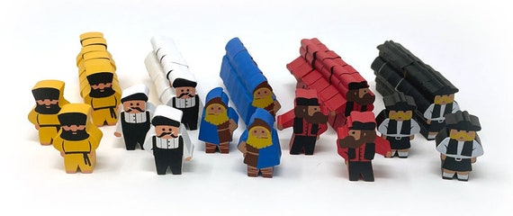 40-piece Set of Base Game Worker Meeples for Scythe | Etsy