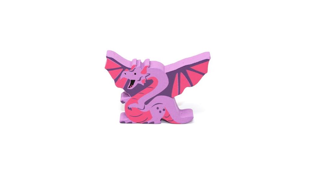 Large Pink Round Marker Dragon for Wyrmspan - Etsy