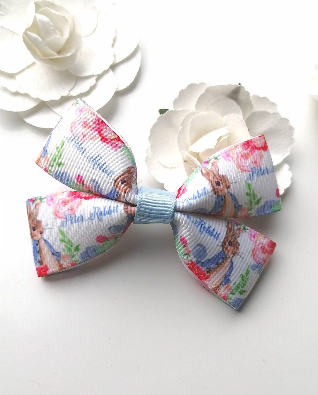 Peter Rabbit Bow, Beatrix Potter, Pigtail Bows, Small Bows, Beatrice ...