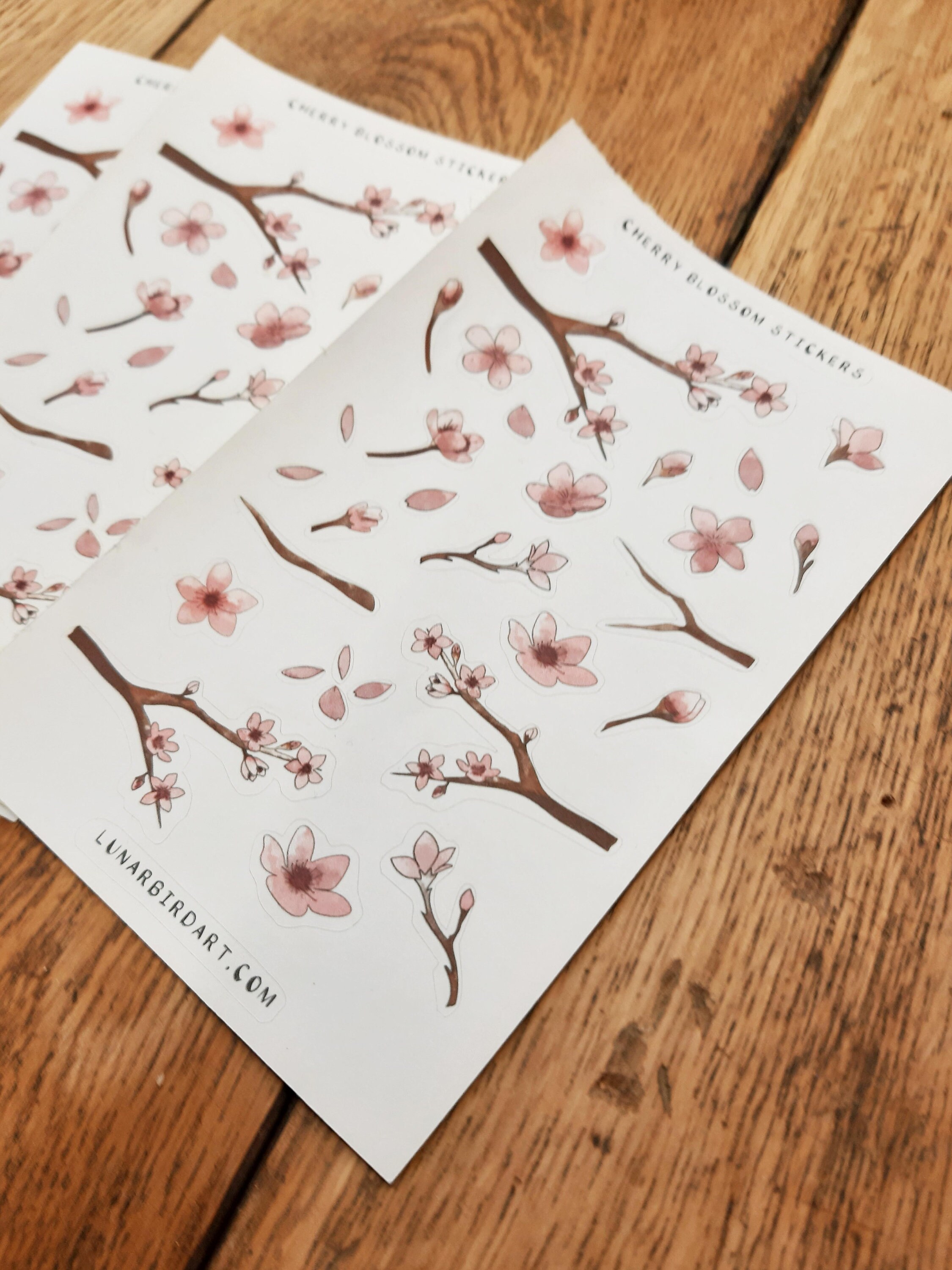 Sakura Cherry Blossom Bullet Journal Stickers Paper Planner Stickers - Etsy