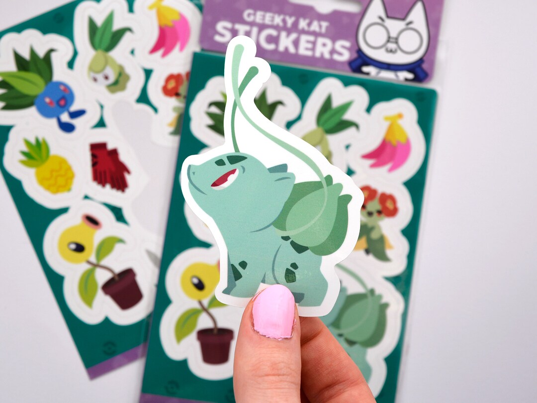 Gardening Grass Type Cute Helpers Sticker Sheet - Etsy