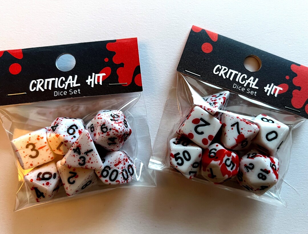Critical Hit Blood Dice! - Etsy