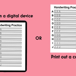 Uppercase Handwriting Printable Practice Sheets for Kindergarten ...