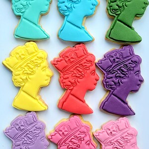 Queen Elizabeth Sugar Cookies, Royal Family Biscuits, Party Favors ...
