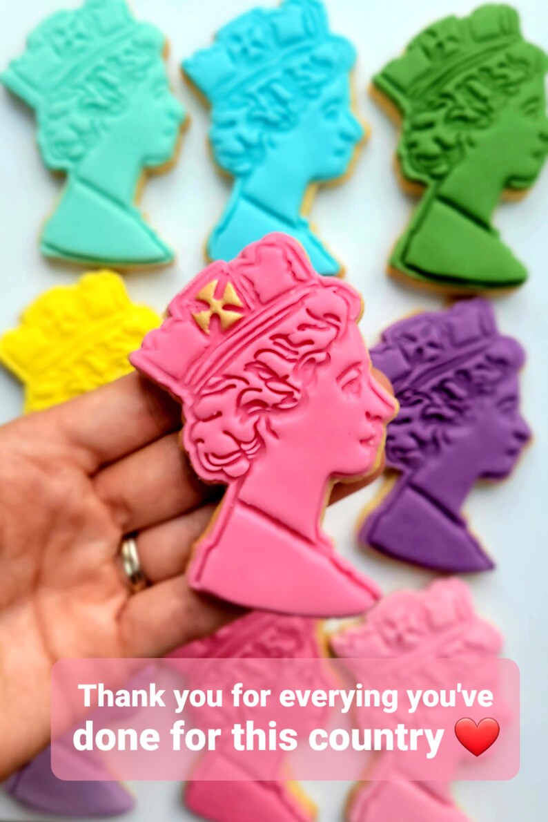 Queen Elizabeth Sugar Cookies, Royal Family Biscuits, Party Favors ...