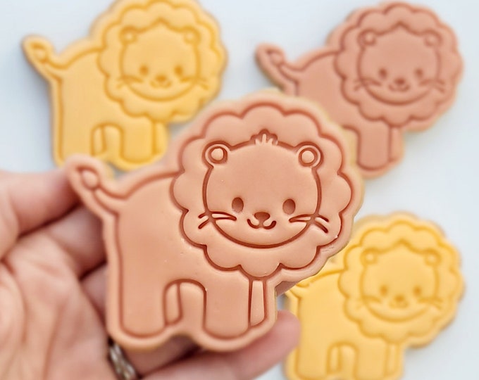 Wild Animal Cookies, Birthday Cookies, Party Favor, Jungle Animal ...