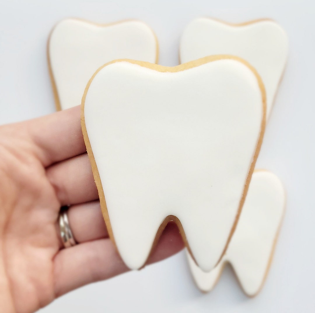 Tooth Cookies, Teeth Cookies, Dentist, Dentist Gift, Postal Cookies ...