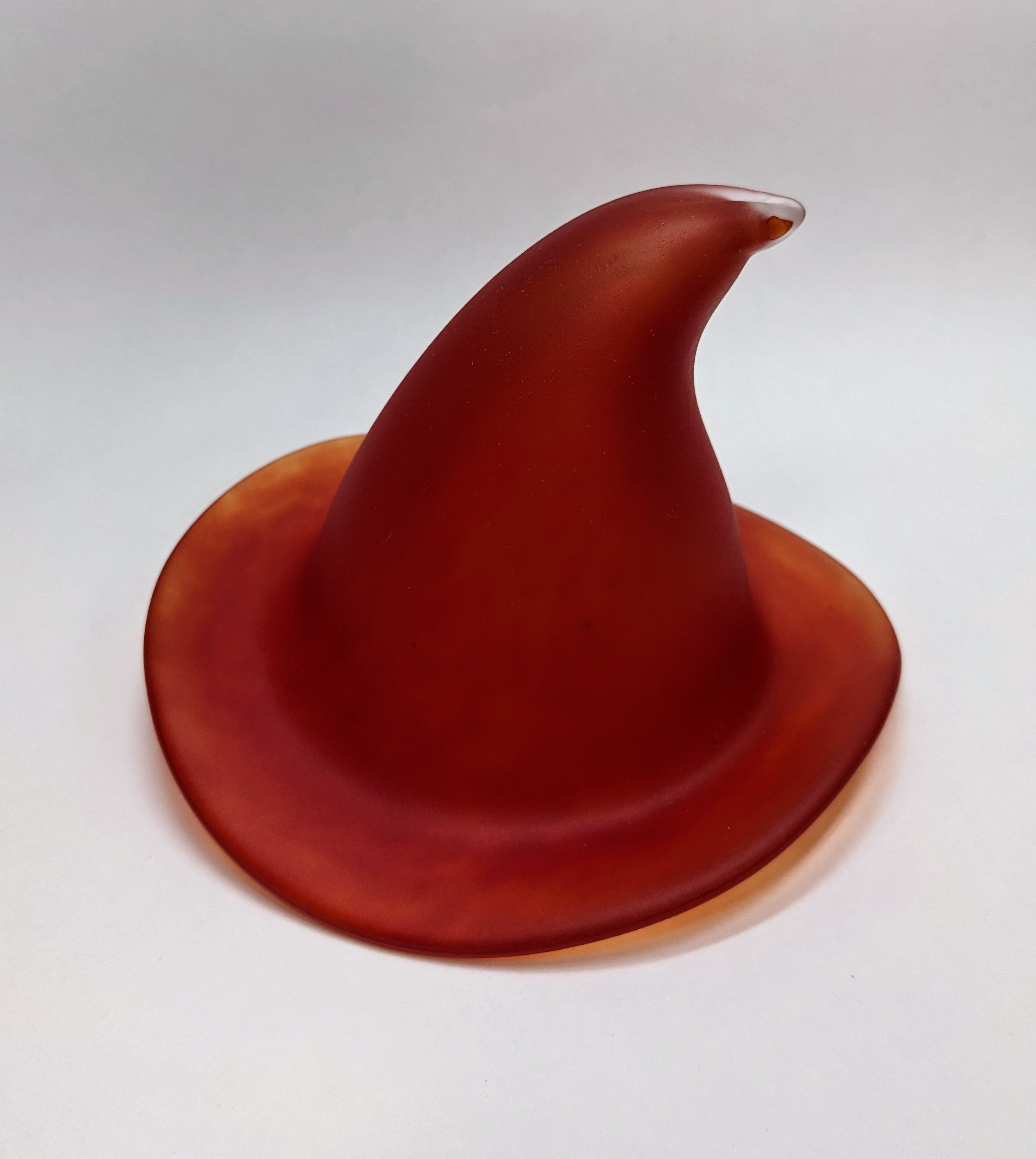 Small Glass Witch's Hat (wavy Brim) - Etsy