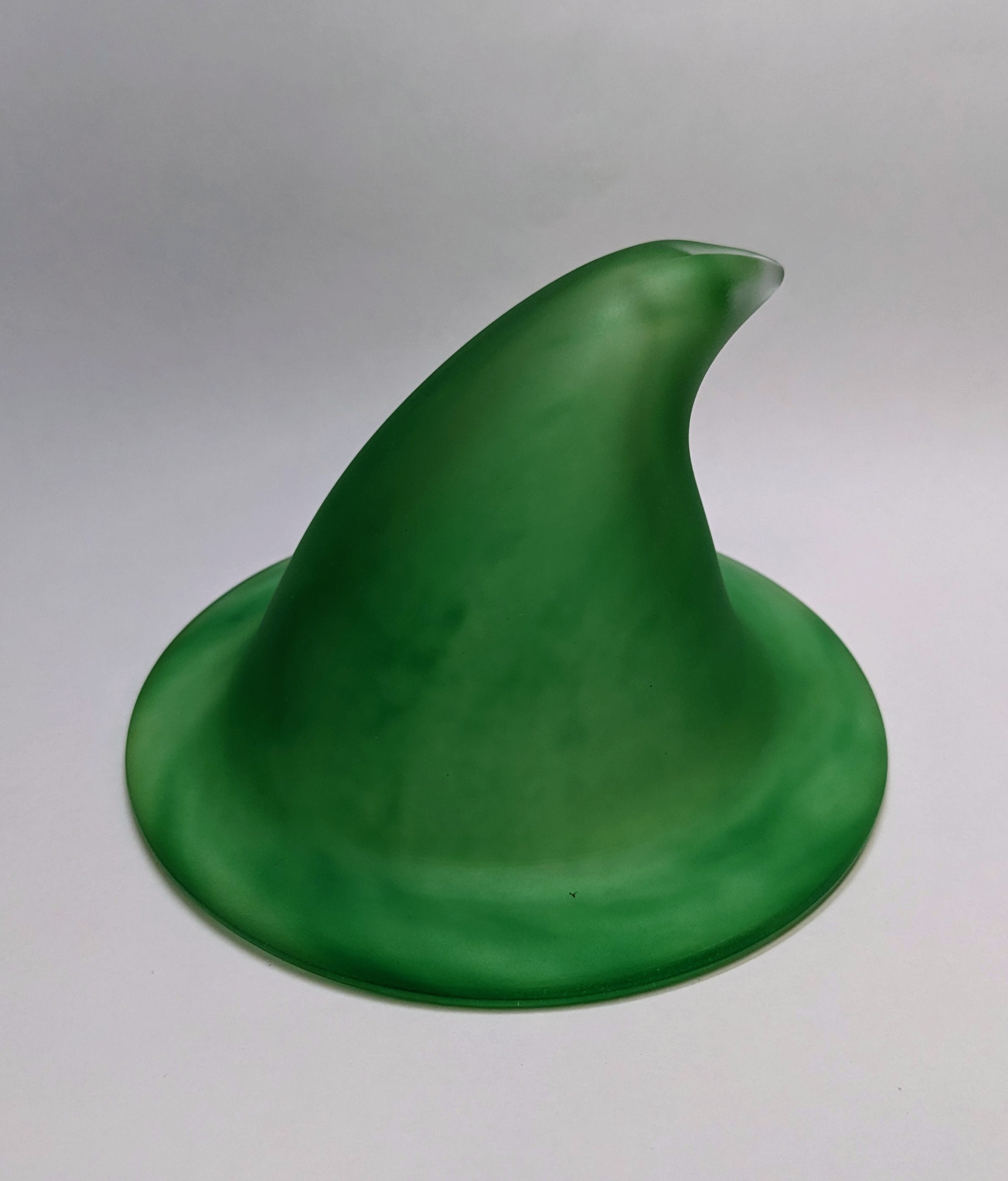 Small Glass Witch's Hat (wavy Brim) - Etsy
