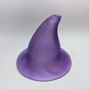 Small Glass Witch's Hat (wavy Brim) - Etsy