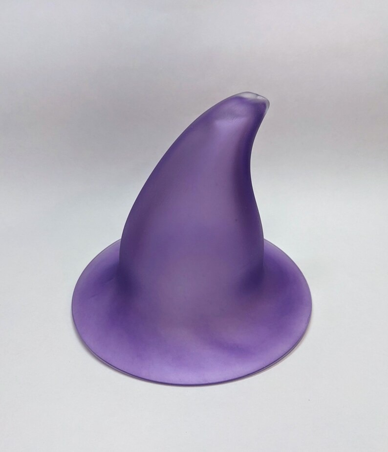 Small Glass Witch's Hat (wavy Brim) - Etsy